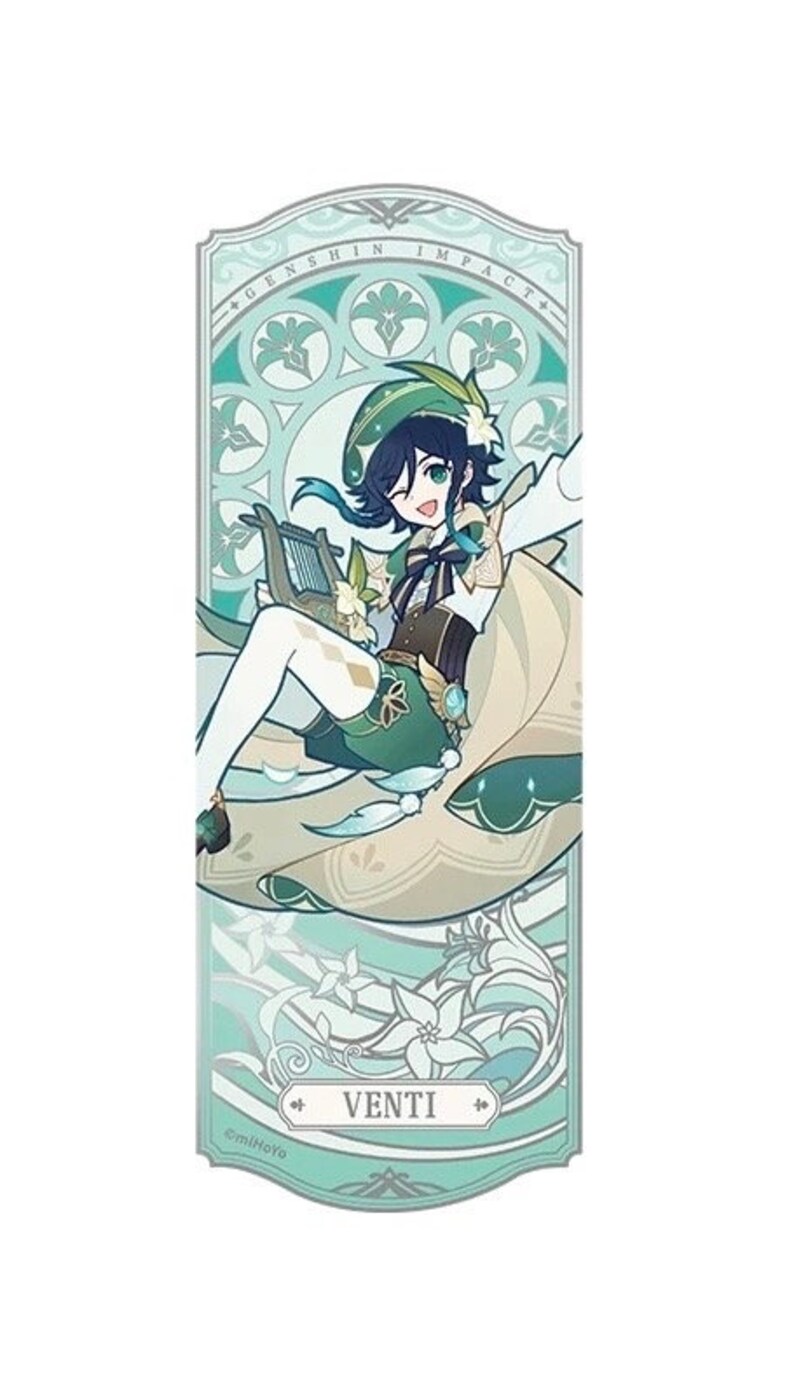 Genshin Impact Official Collection Cards, Venti, Albedo, Tighnari ...