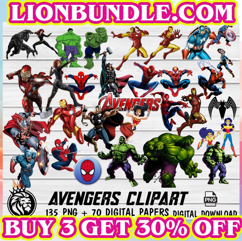 Avengers Svg Bundle, Avengers Svg, Cricut, Cut Files, Layered Digital ...
