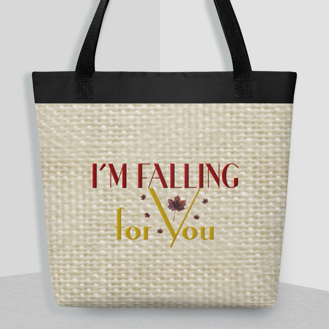 Fall Tote Bag Aesthetic Shopping Bag Birthday Gift for Her Reusable ...