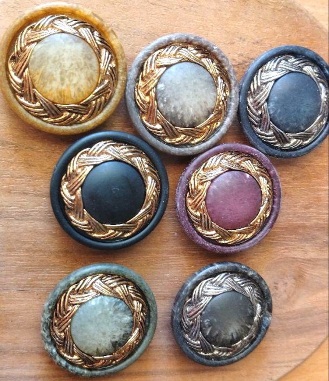 Vintage Japanese Buttons - Elegant Vintage Japanese Button Jewelry ...