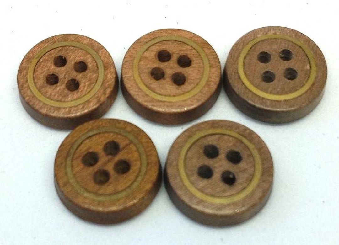 Two Buck Unique Japanese Vintage Resin Buttons – Retro Elegance for ...