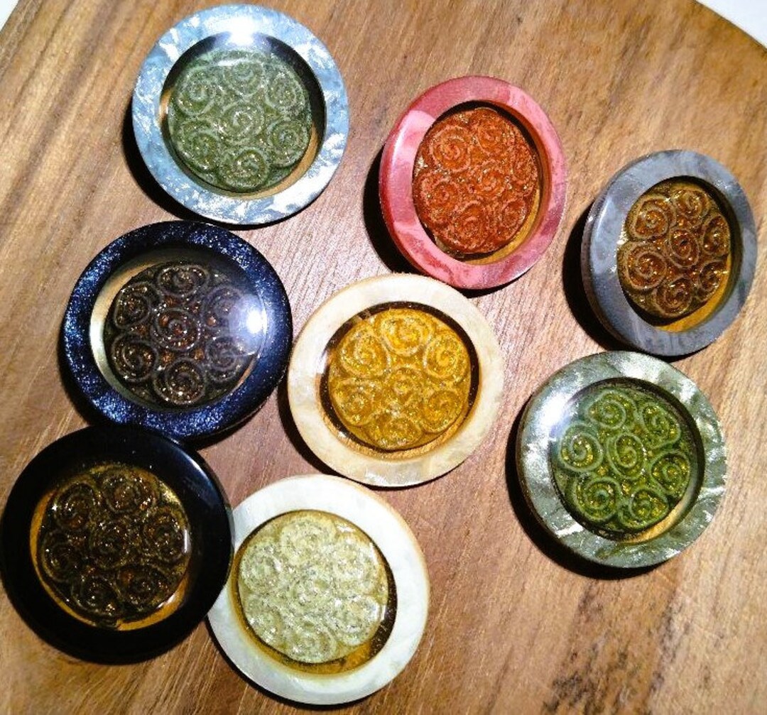 Vintage Japanese Buttons - Antique Japanese Satsuma - Vintage Japanese ...