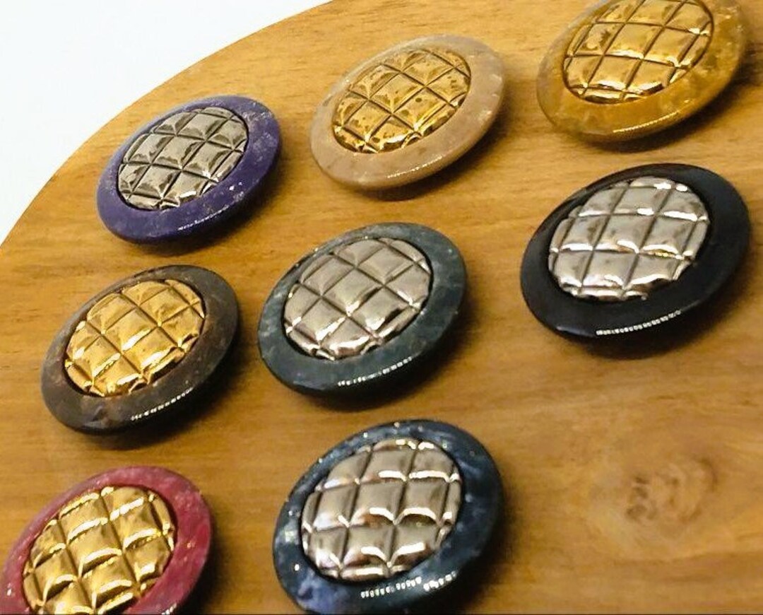 Vintage Japanese Button Set - Antique Satsuma Pearlized Treasures ...