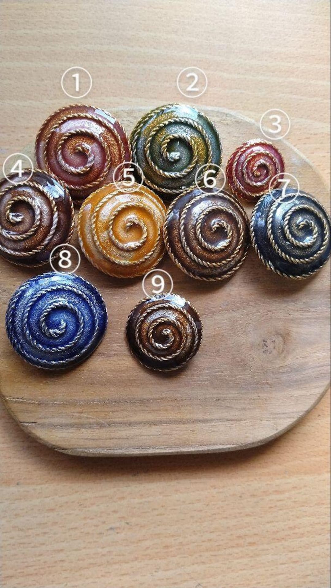 Vintage Japanese Buttons Antique Satsuma and Pearlized Treasures ...