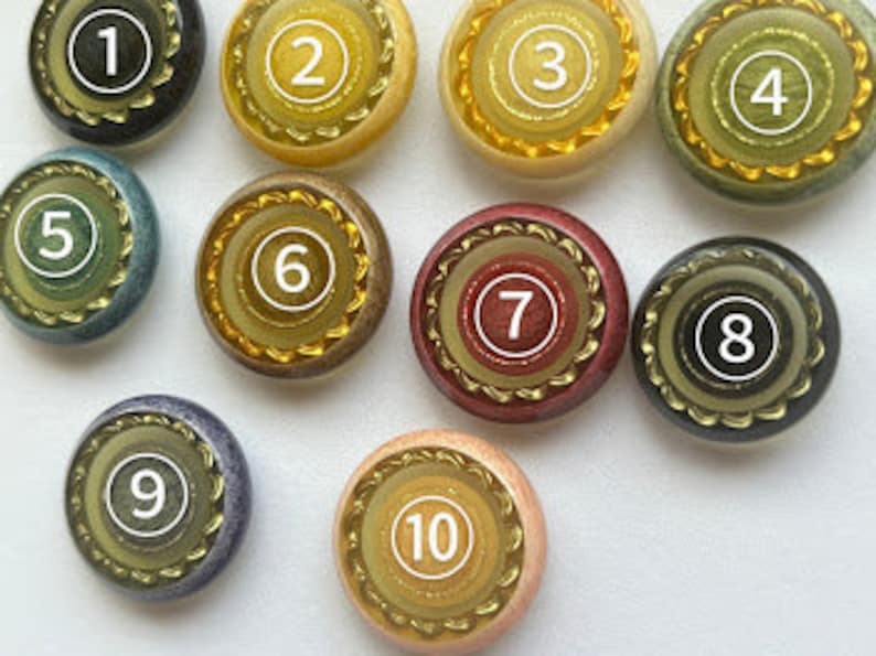 Vintage Japanese Buttons - Elegant Vintage Japanese Button Jewelry ...