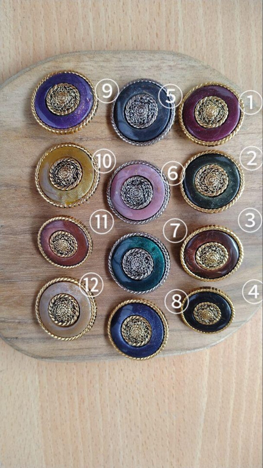 Vintage Japanese Buttons Elegant Vintage Japanese Button Jewelry ...