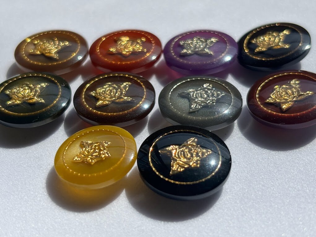 Vintage Japanese Buttons - Antique Japanese Satsuma - Vintage Japanese ...