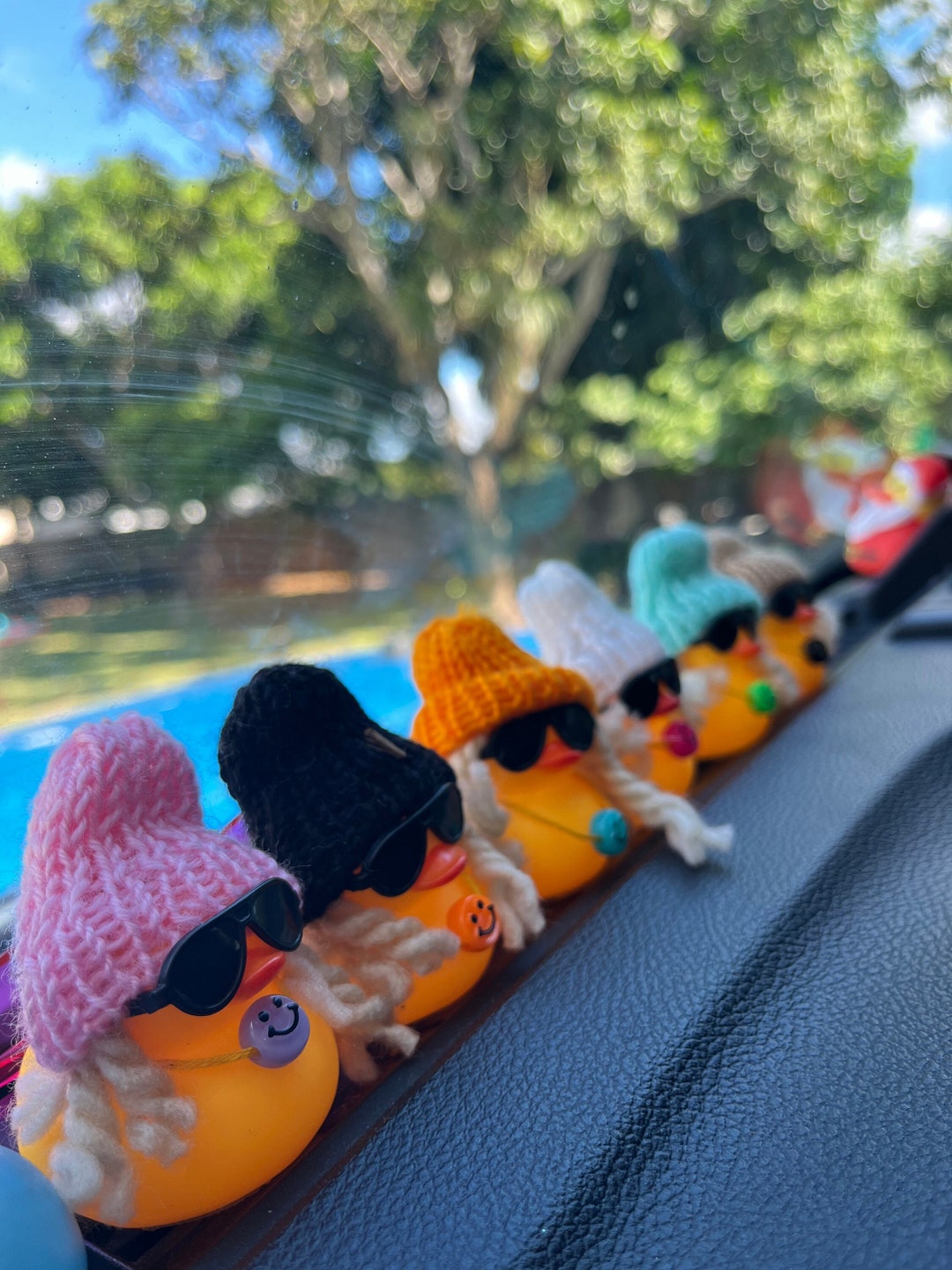 Custom Rubber Duck With Dreadlocks, Beanie & Sunglasses - Jeep Duck - Etsy