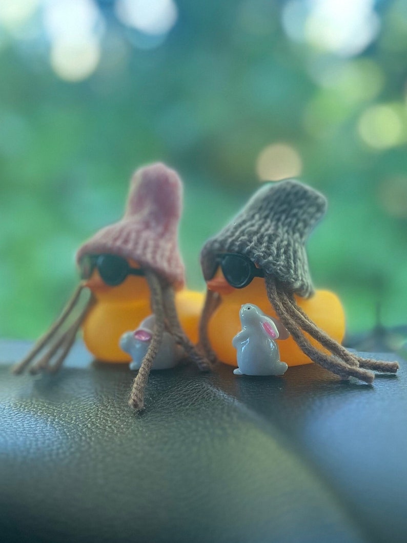 Custom Easter Rubber Jeep Duck: Dreadlocks, Beanie, Sunglasses, Bunny ...