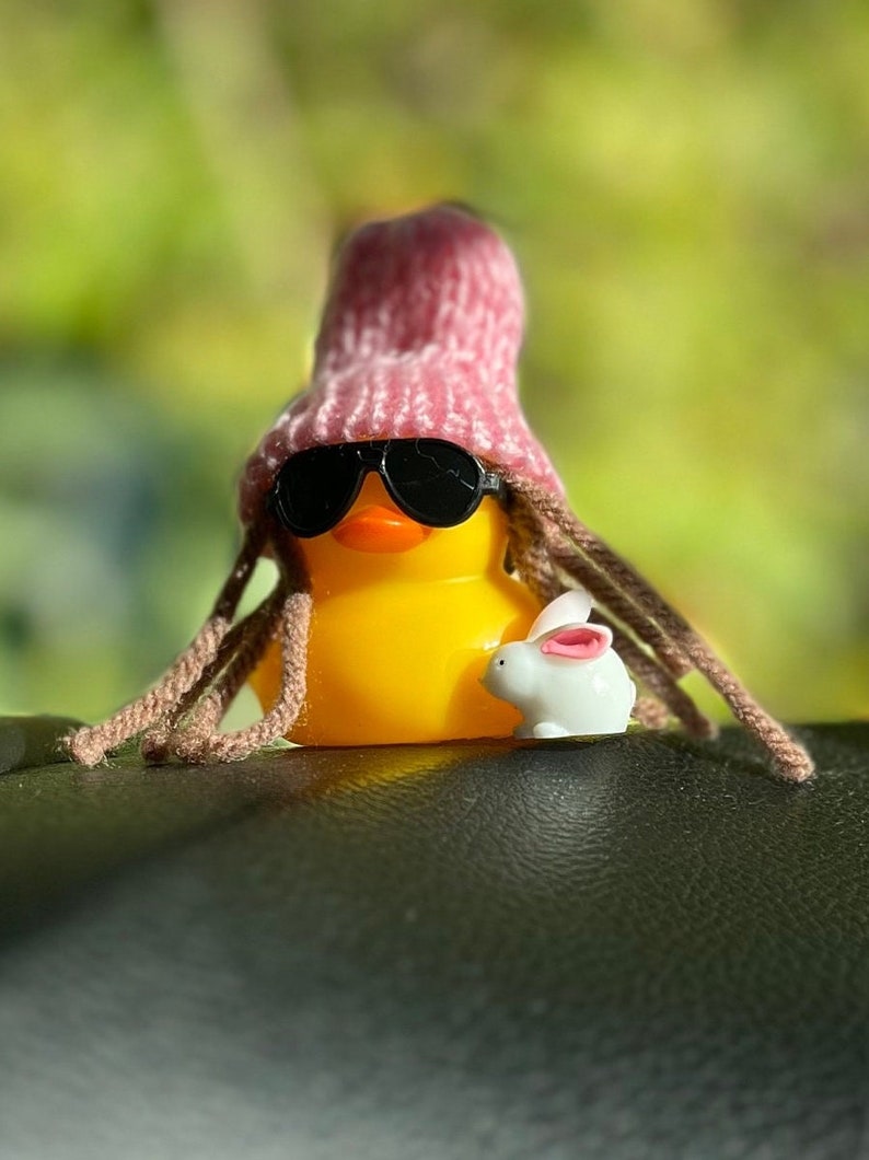 Custom Easter Rubber Jeep Duck: Dreadlocks, Beanie, Sunglasses, Bunny ...