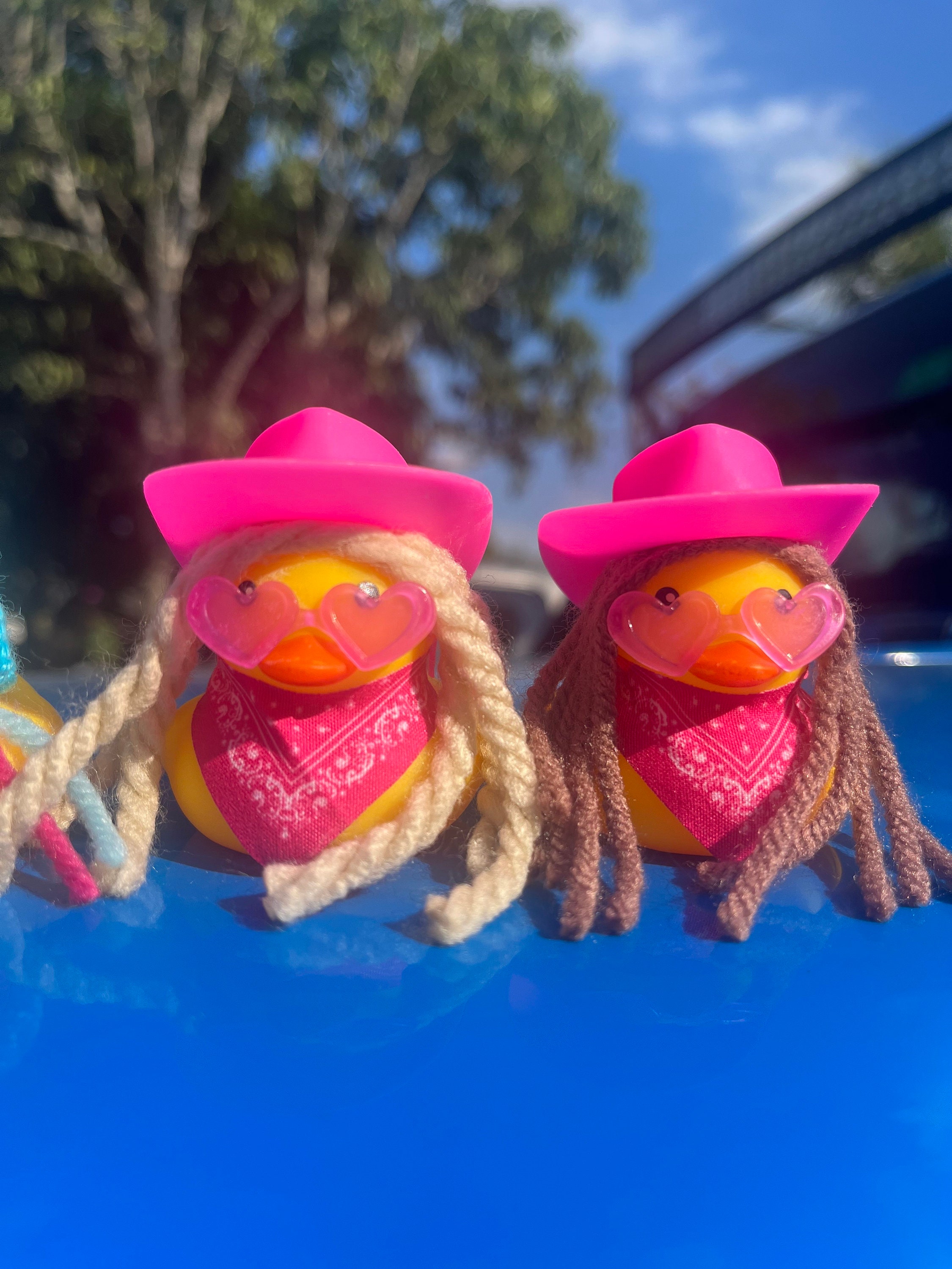 Knotty Barbie Ducks Custom Western Cowgirl Rubber Ducks With Dreadlocks ...