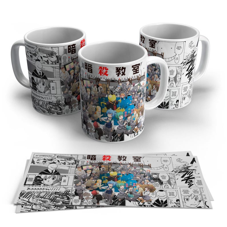 10 Sublimation Stencils, Anime, English Manga, Mug Sublimation Stencils ...