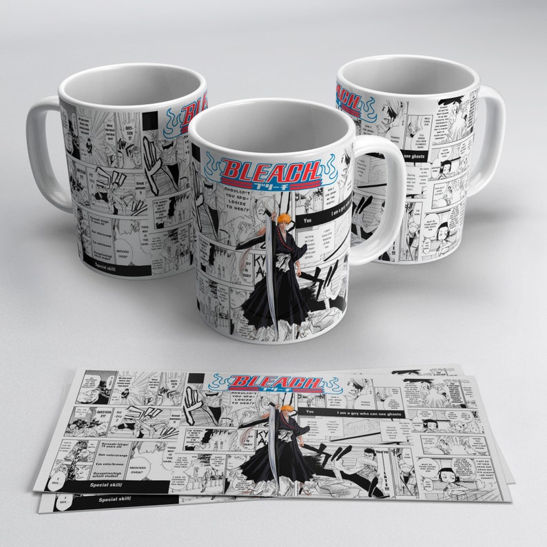 10 Sublimation Stencils, Anime, English Manga, Mug Sublimation Stencils ...