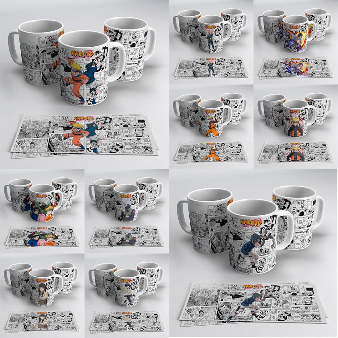 10 Sublimation Stencil, Ninja, Anime, Mug Sublimation Stencils, 11oz ...