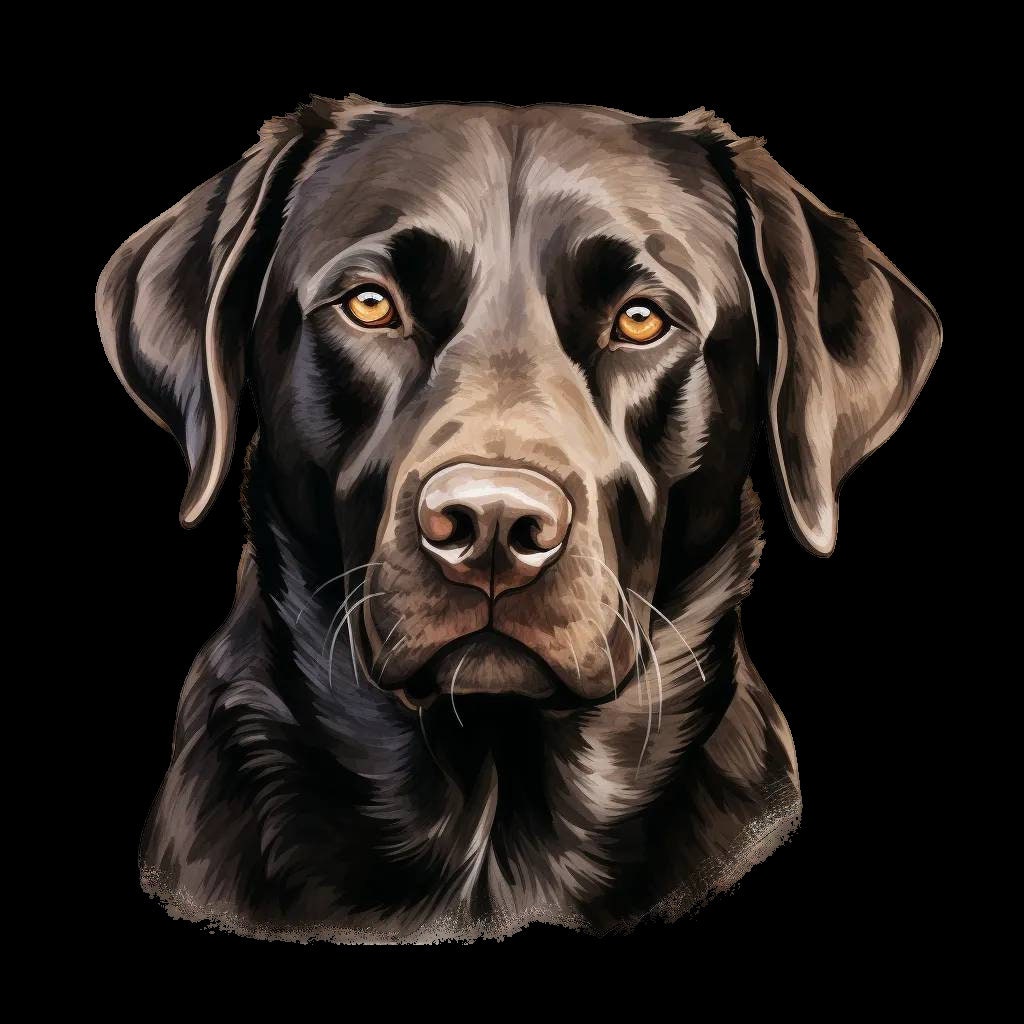 Black Lab Digital SVG and PNG File | Dog Illustration | Black Lab Clip ...