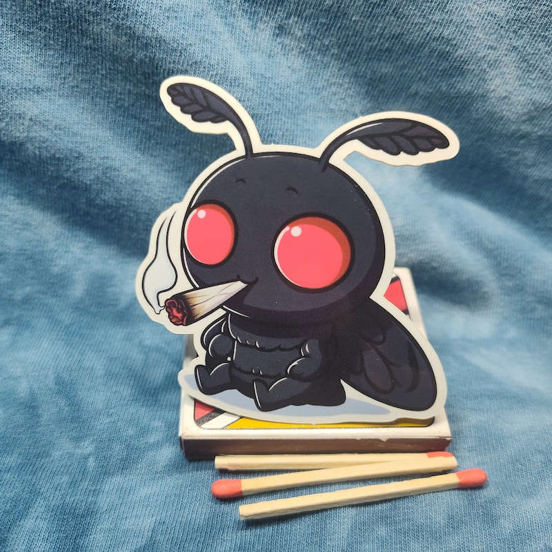 Vinyl Mothman Stickers - Etsy