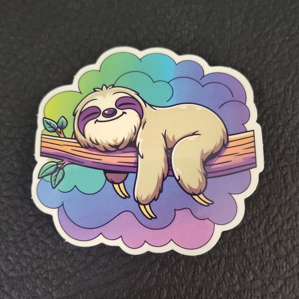 Sloth Sticker - Etsy