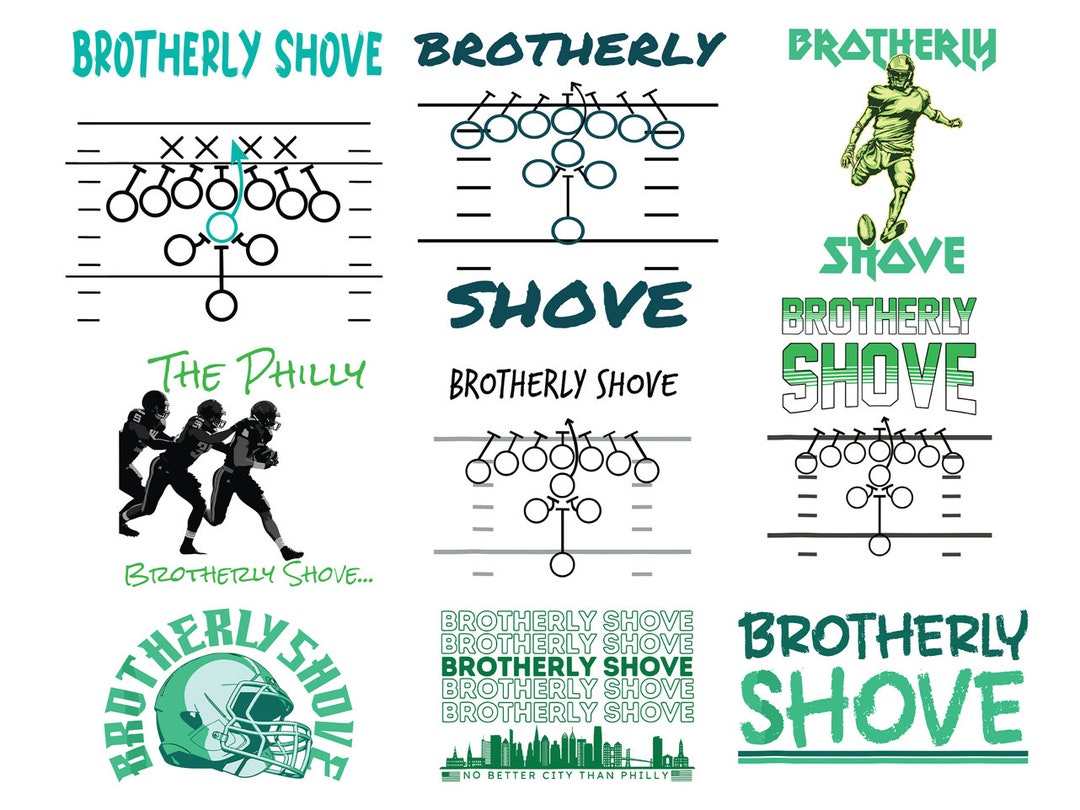 Brotherly Shove Png Philly Eagles Png Football PNG - Etsy