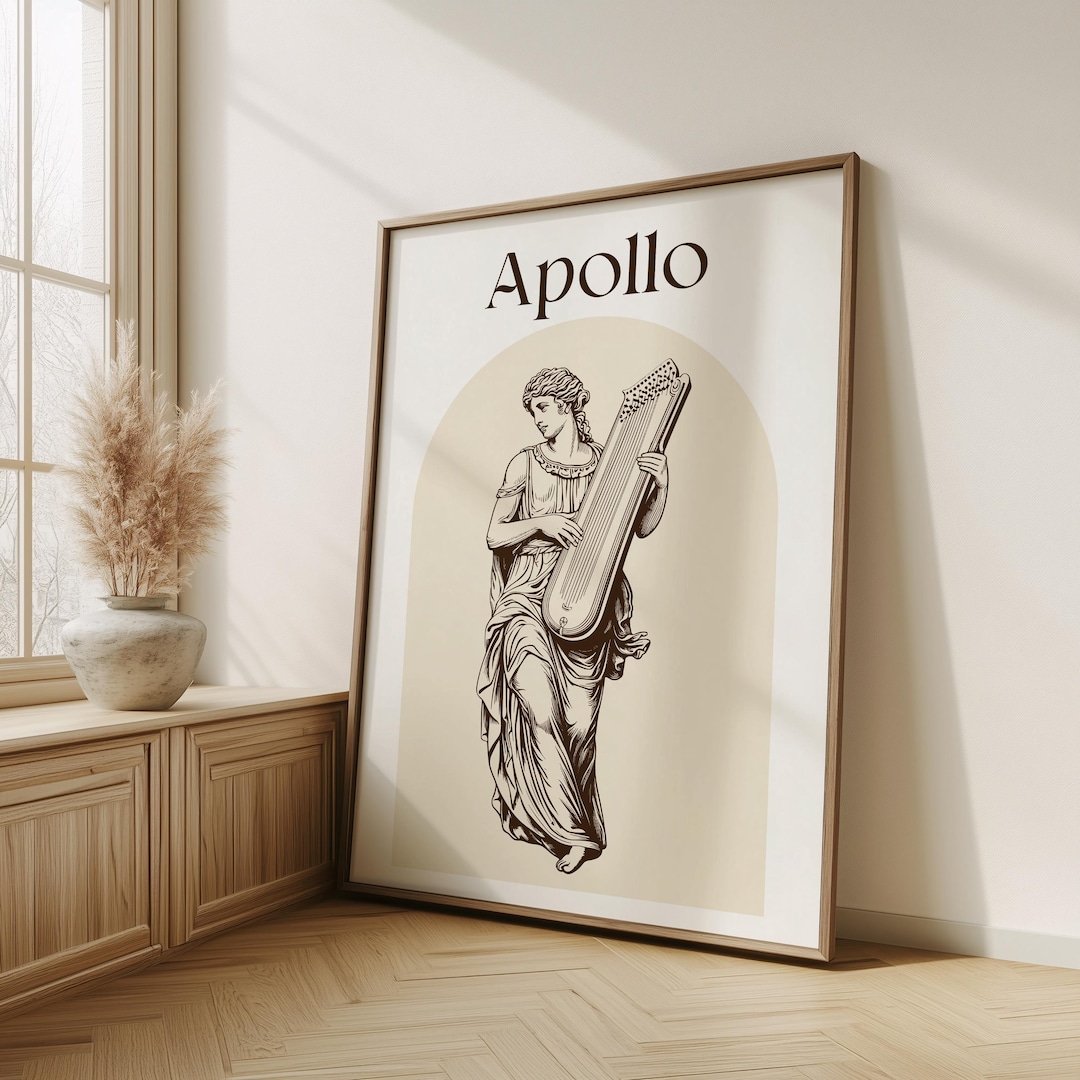 Apollo Poster, Apollo Greek Mythology Art, Apollo Statue, Apollo Art ...