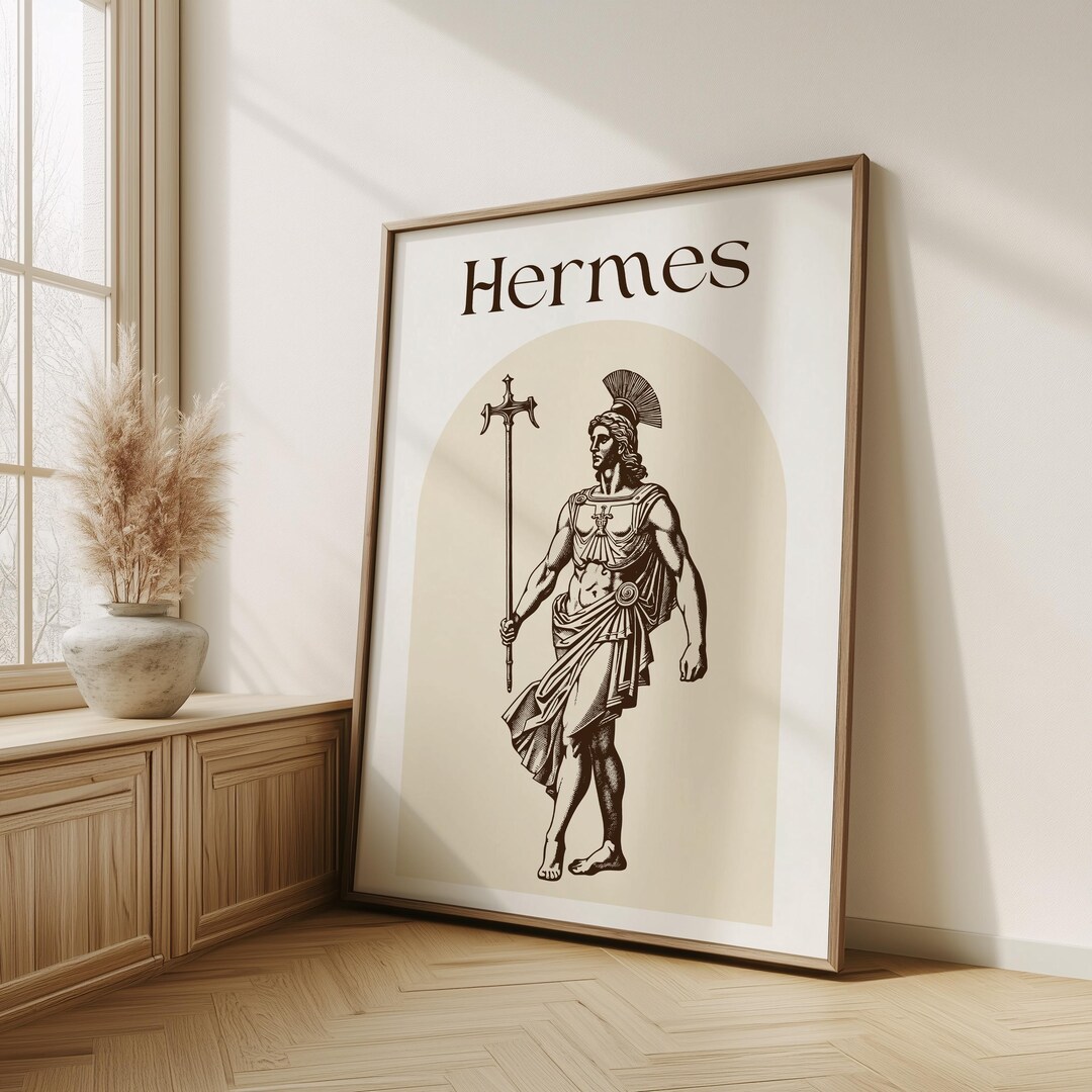 Hermes Poster, Hermes God, Hermes Greek Mythology, Hermes Statue, Greek ...