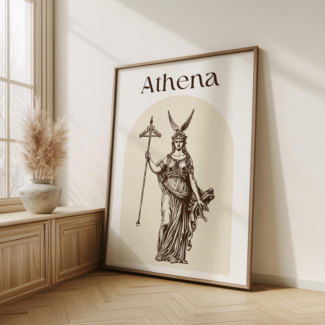 Athena Poster, Athena Greek Goddess, Athena Greek Mythology, Athena ...