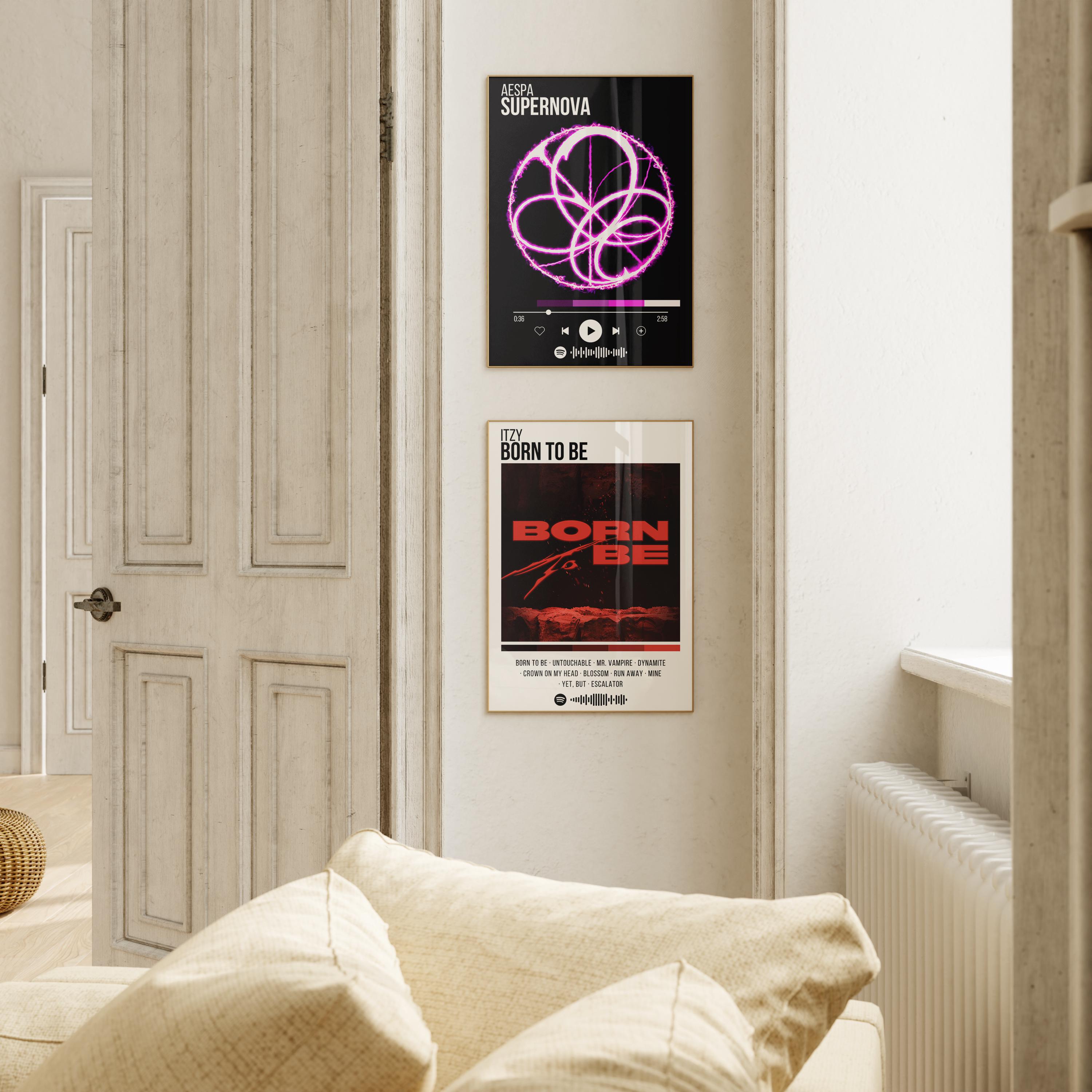 Digital Custom K-pop Music Poster, Korean Band Music Poster ...