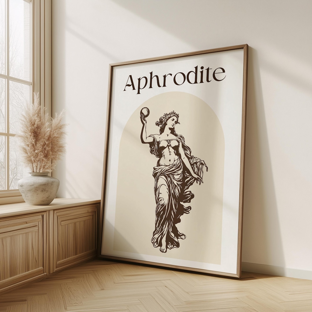 Aphrodite Poster, Greek Goddess Poster, Aesthetic Room Decor, Aphrodite ...