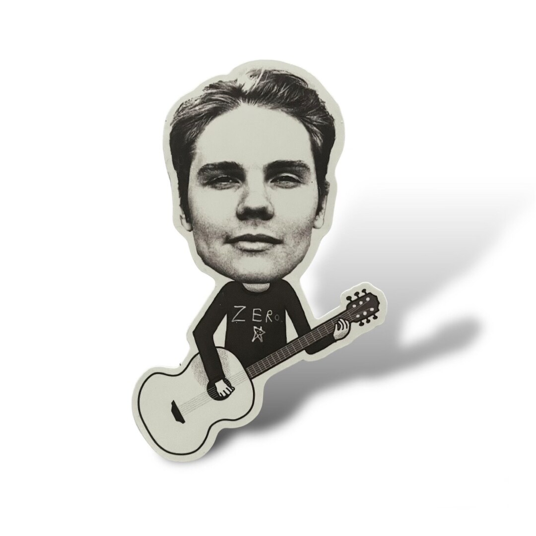 Billy Corgan Hand Drawn Toon Sticker Smashing Pumpkins Perfect for ...
