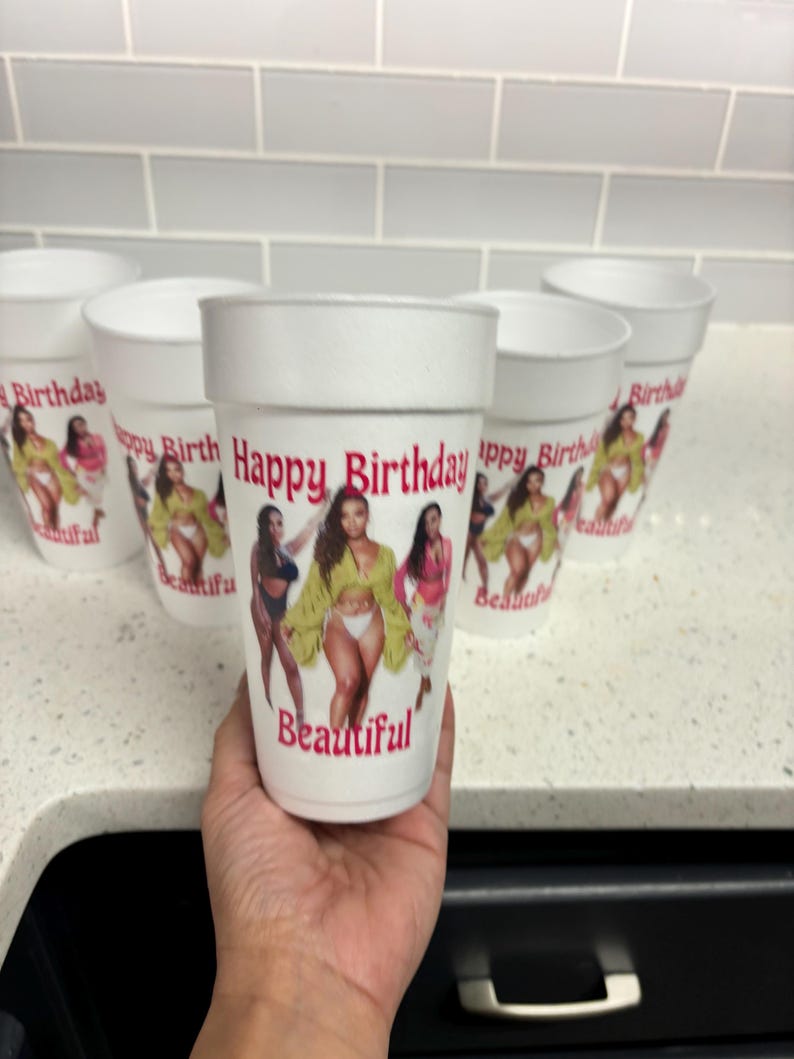 Custom Foam Cups - Etsy
