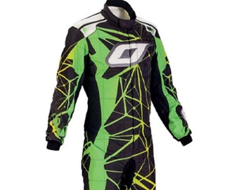 Custom Made Go Kart Racing Suit CIK/FIA Level-2 Approved With Digital Sublimation Printing ...
