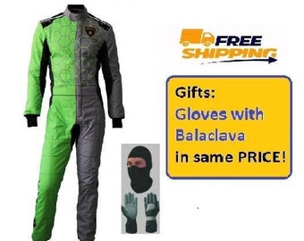 Custom Made Go Kart Racing Suit CIK/FIA Level-2 Approved With Digital Sublimation Printing ...