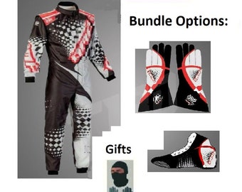 Custom Made Go Kart Racing Suit CIK/FIA Level-2 Approved With Digital Sublimation Printing ...
