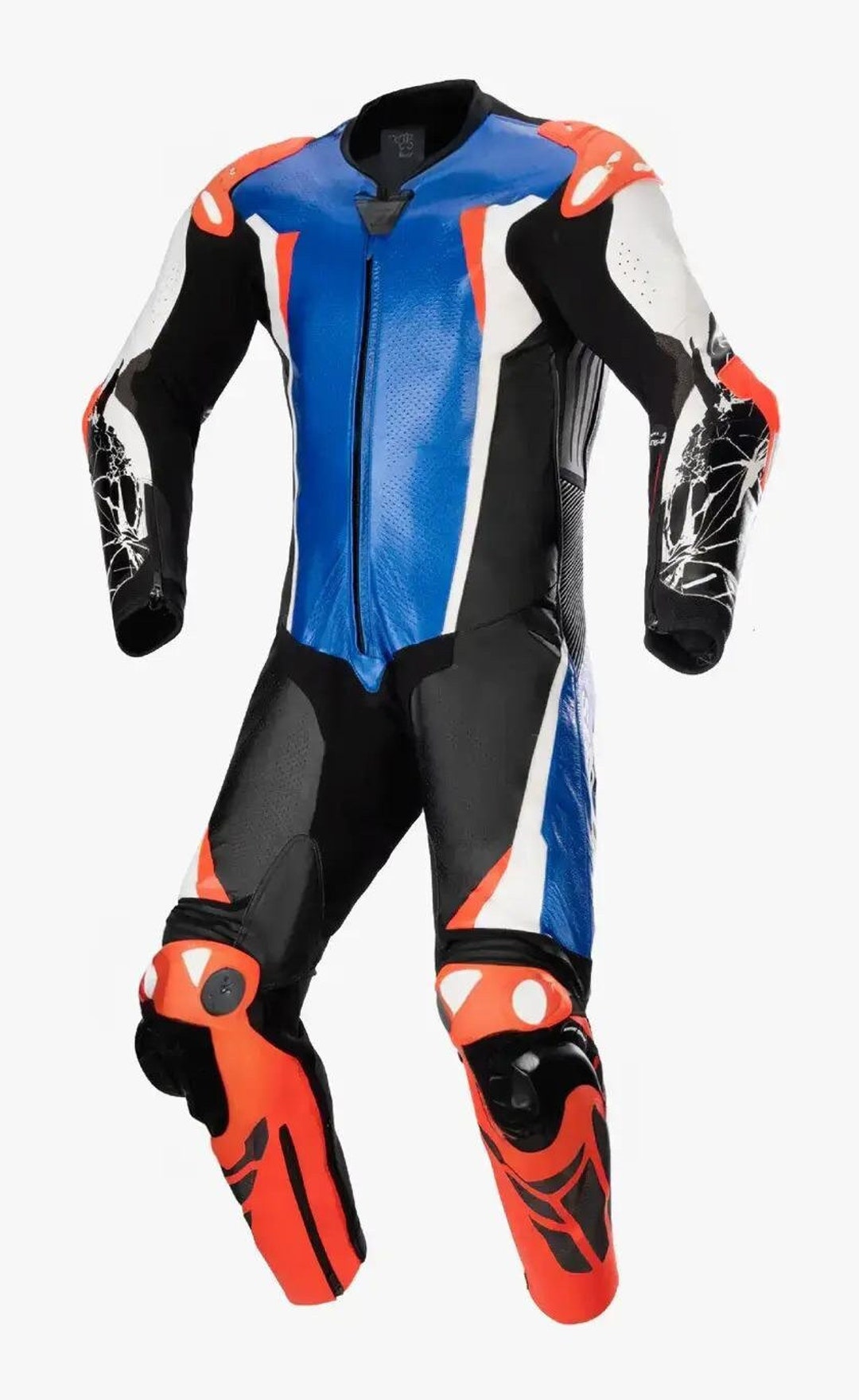 Motorbike Racing Protective Suit - Top Grain Kangaroo / Cowhide Leather ...