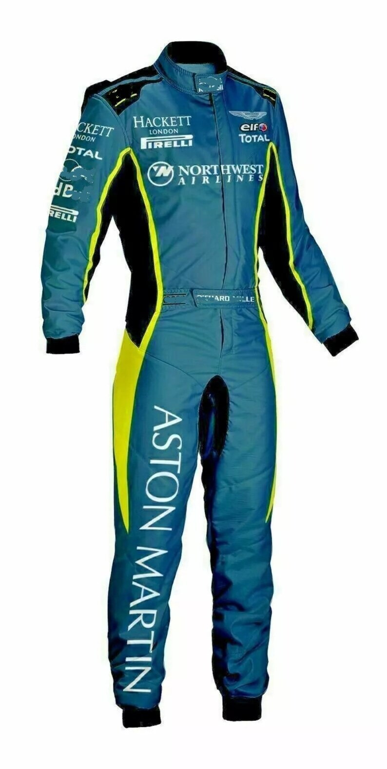 Custom Made Go Kart Racing Suit CIK/FIA Level-2 Approved With Digital Sublimation Printing ...