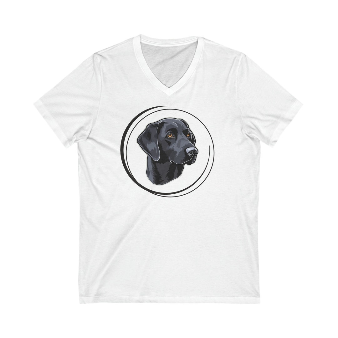 Labrador Tshirt Labrador Dog Lover V-neck Tee Dog Lover - Etsy