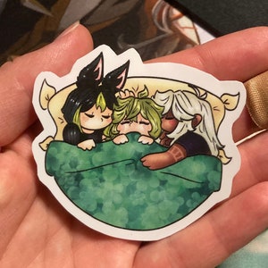 Genshin Impact Tighnari Collei and Cyno Sticker - Etsy