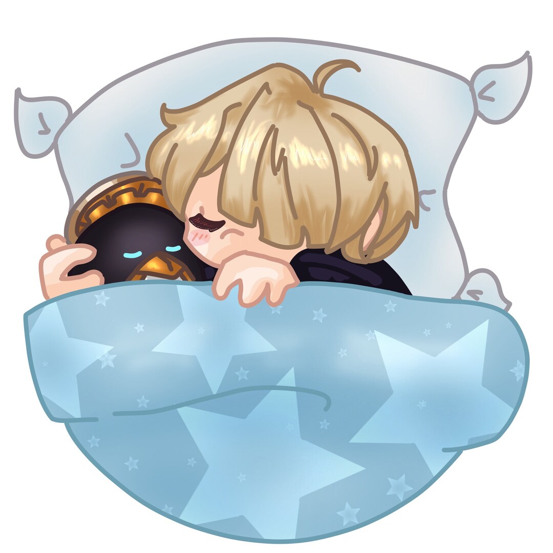 Genshin Impact Sleepy Freminet Sticker - Etsy
