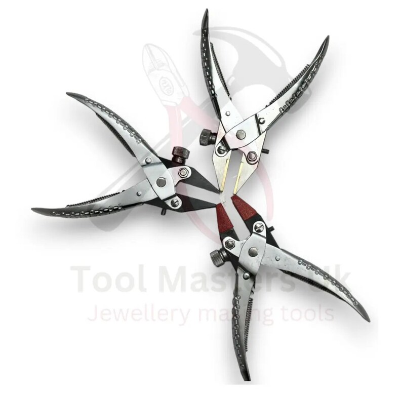 Parallel Action Pliers Flat Nose , Nylon,smooth & Brass Jaws With ...