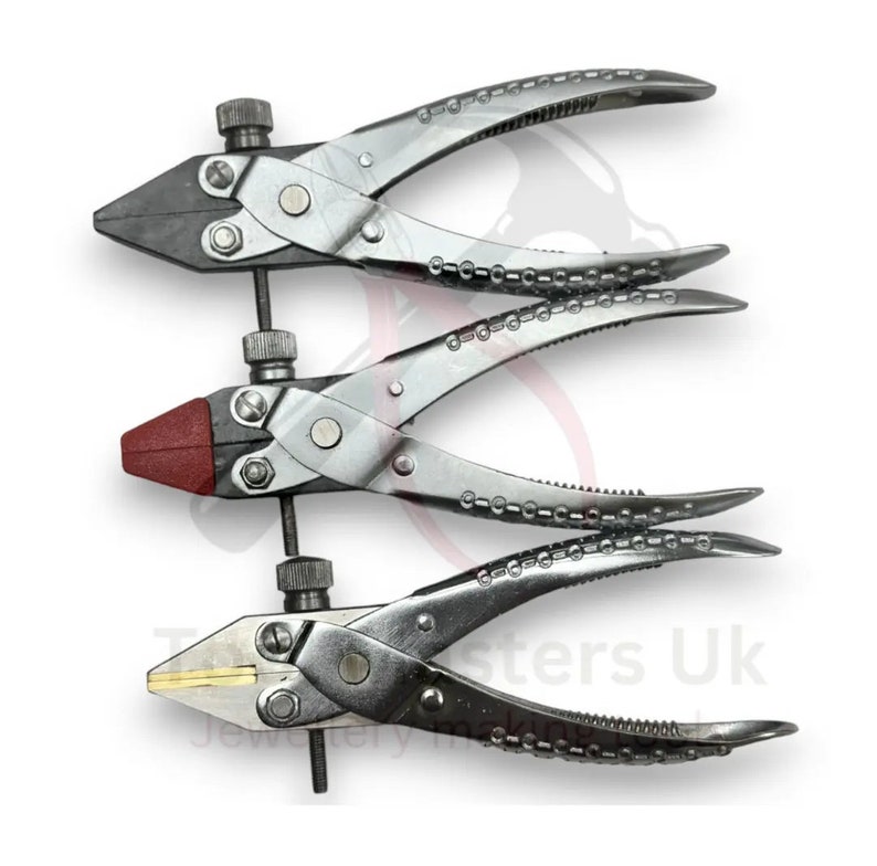 Parallel Action Pliers Flat Nose , Nylon,smooth & Brass Jaws With ...