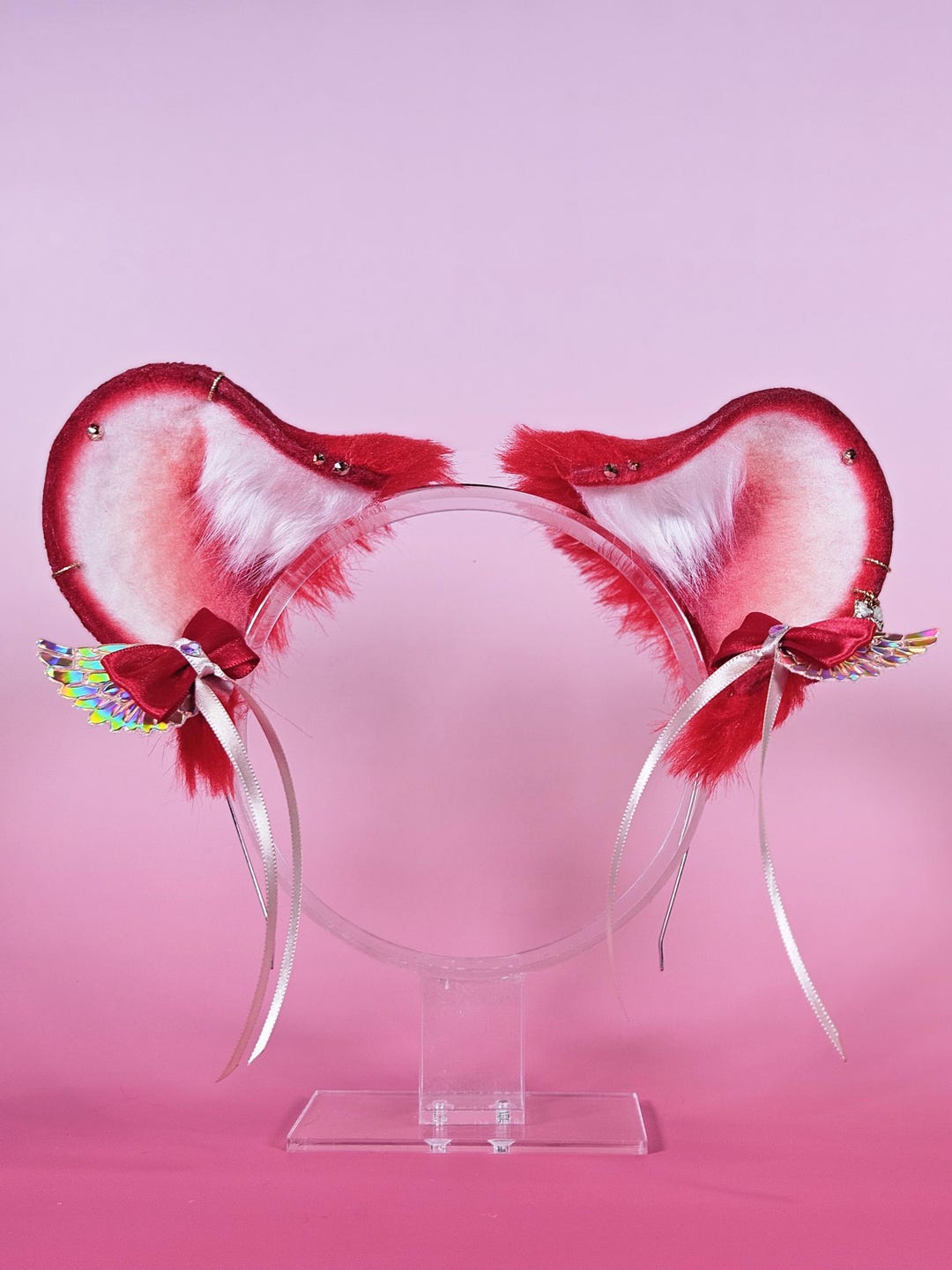 Cute Red Bear Cosplay Furry Ears - Etsy