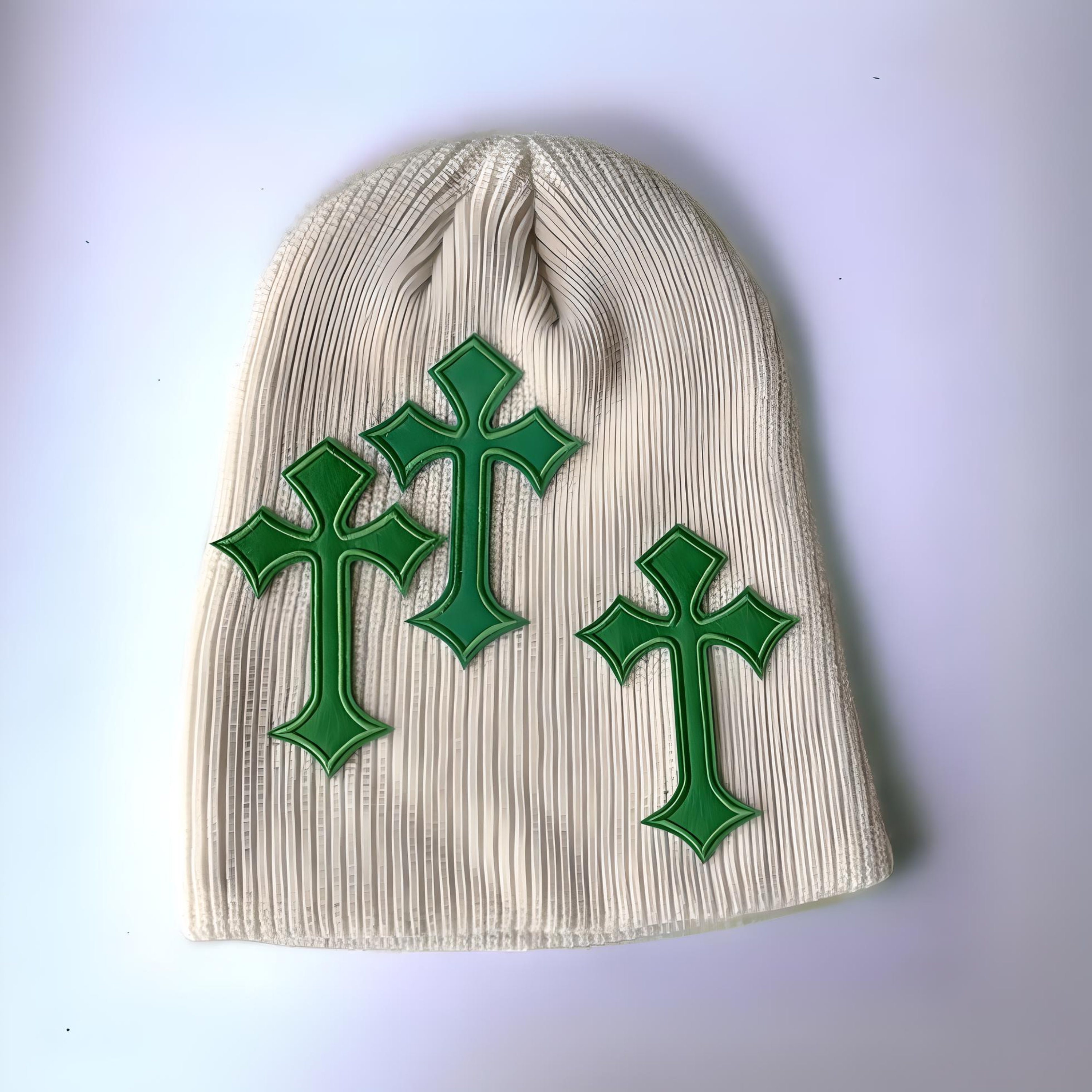 Chrome Hearts Beanie Y2K Cross Gothic Beanie, Chrome Hearts Inspired ...