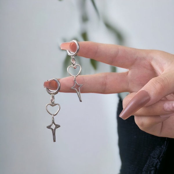 Grunge Earrings - Etsy