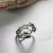 Silver Y2k Star Rings Y2k Egirl Silver Star Rings, Cross Design ...