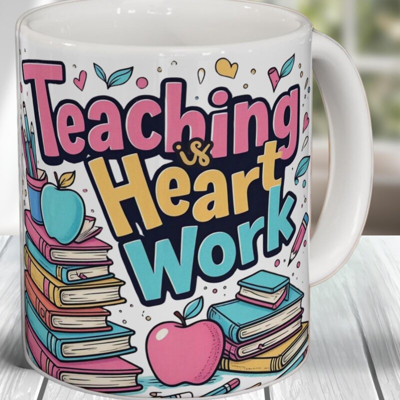 Teacher Day Mug Template - Etsy