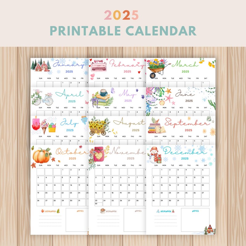 Homeschool Wall Calendar - Etsy