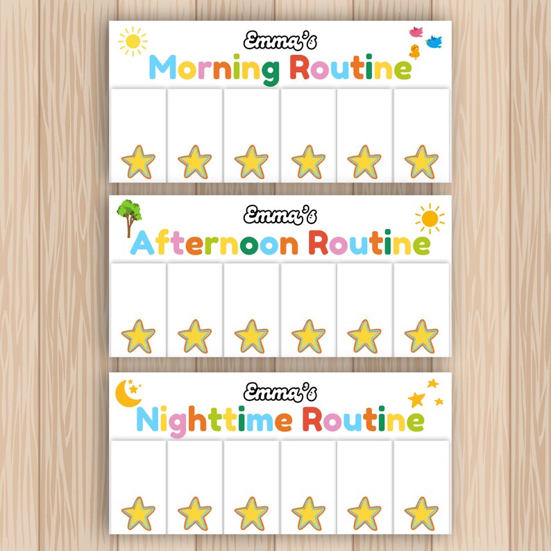 Morning Routine for Kids, Daily Routine Flip Chart, Nighttime to Do ...