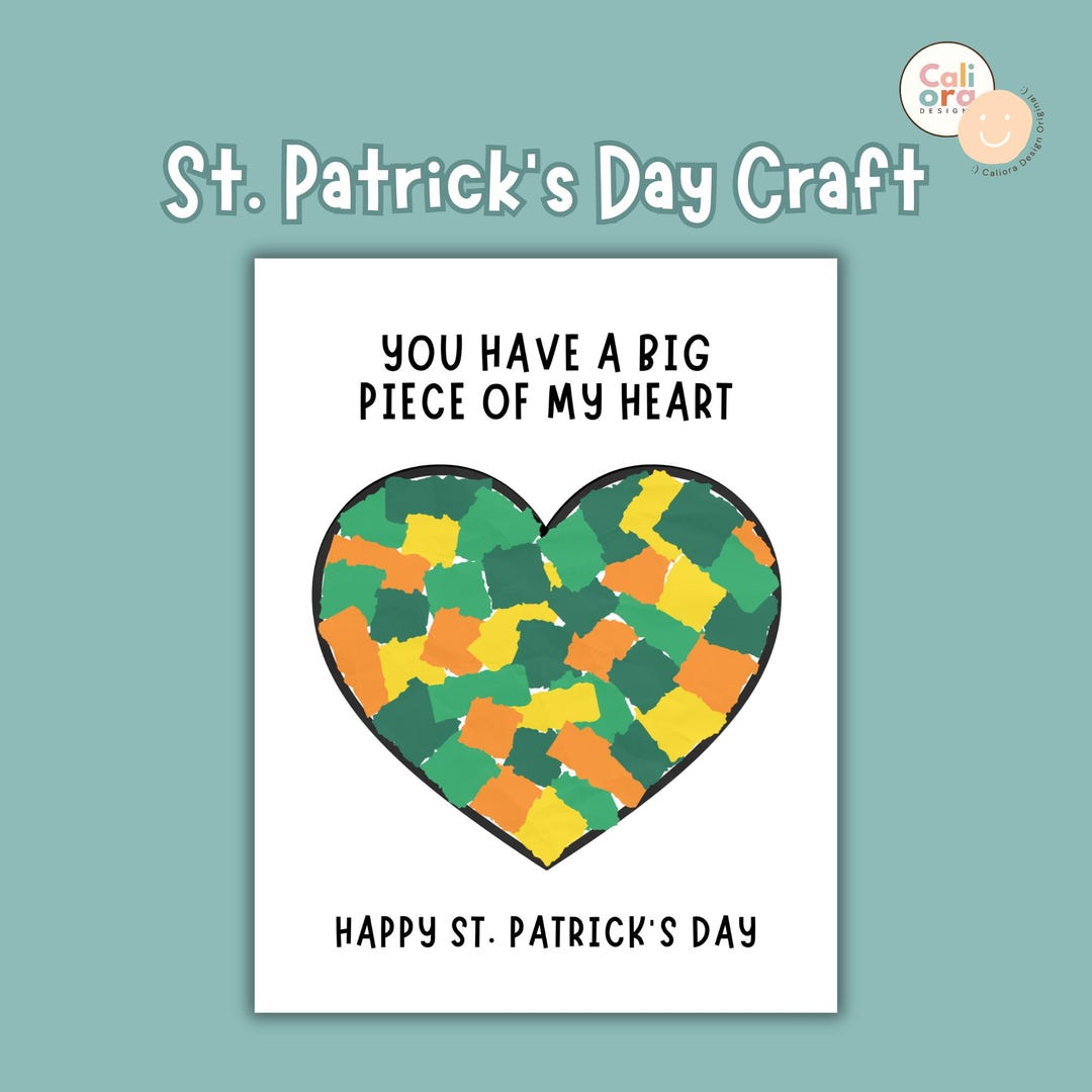 St. Patricks Day Craft for Kids Saint Patricks Preschool Crafts, DIY ...