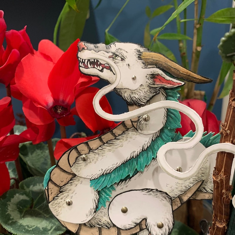 Dragon Puppets Forkscales - Etsy