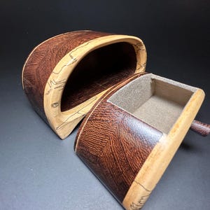 Spalted Tamarind and Wenge Bandsaw Box - Etsy