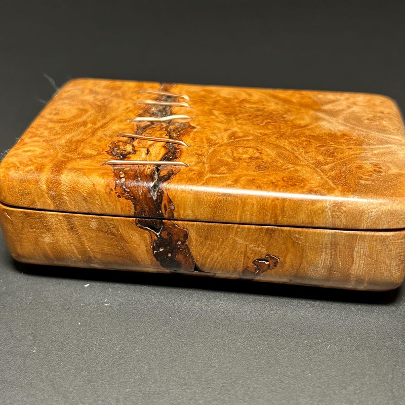 Burl Wood Box - Etsy